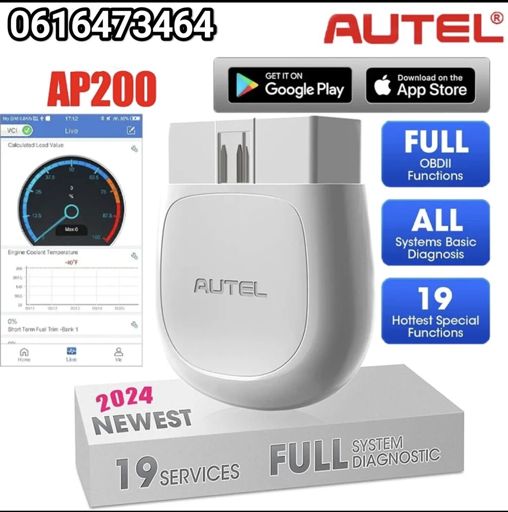 AUTEl Maxi AP200 OBD2 Bluetooth iOS/Android Dijagnostika AUTEl Maxi