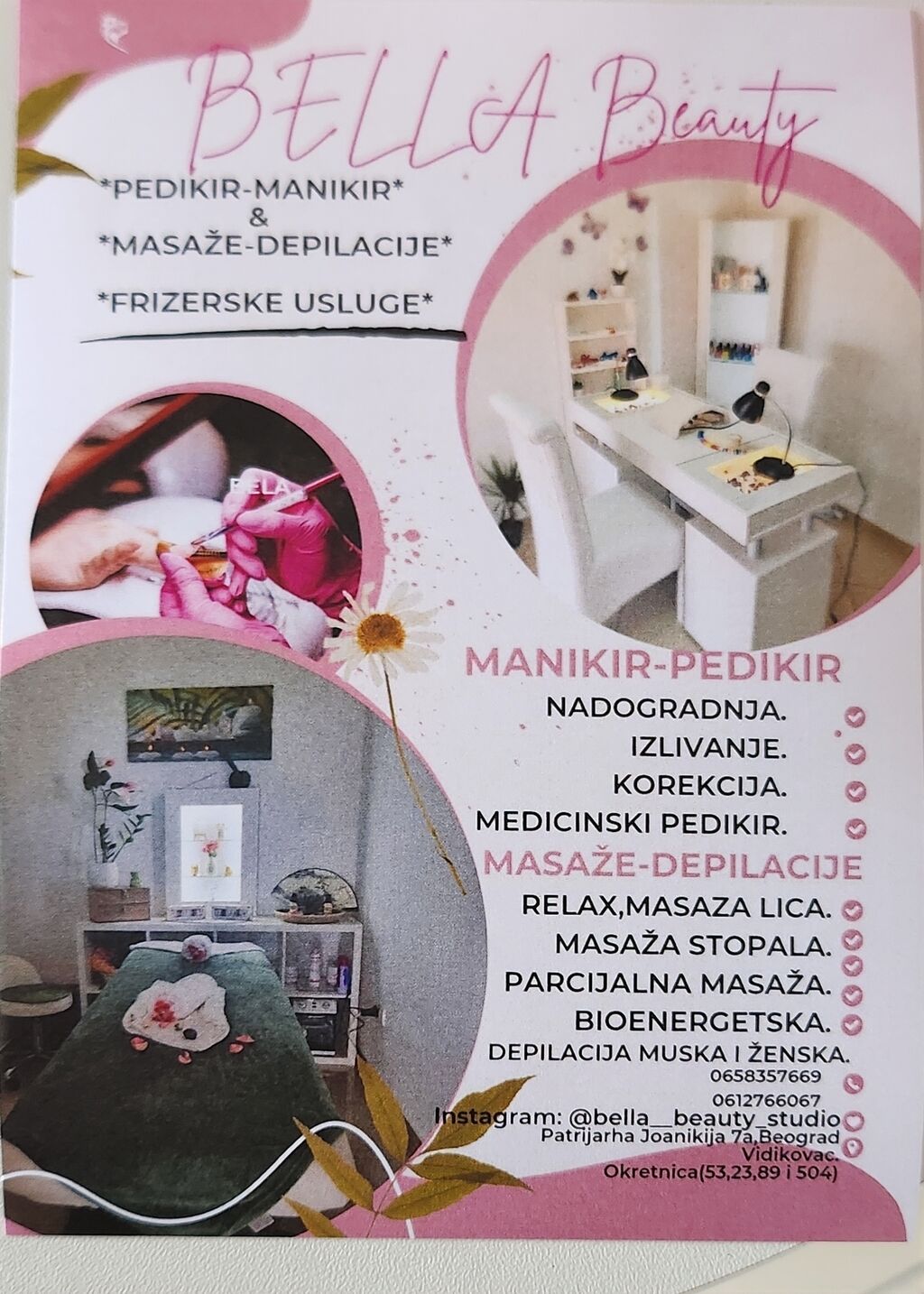 Bella BEAUTY kozmetički salon kont