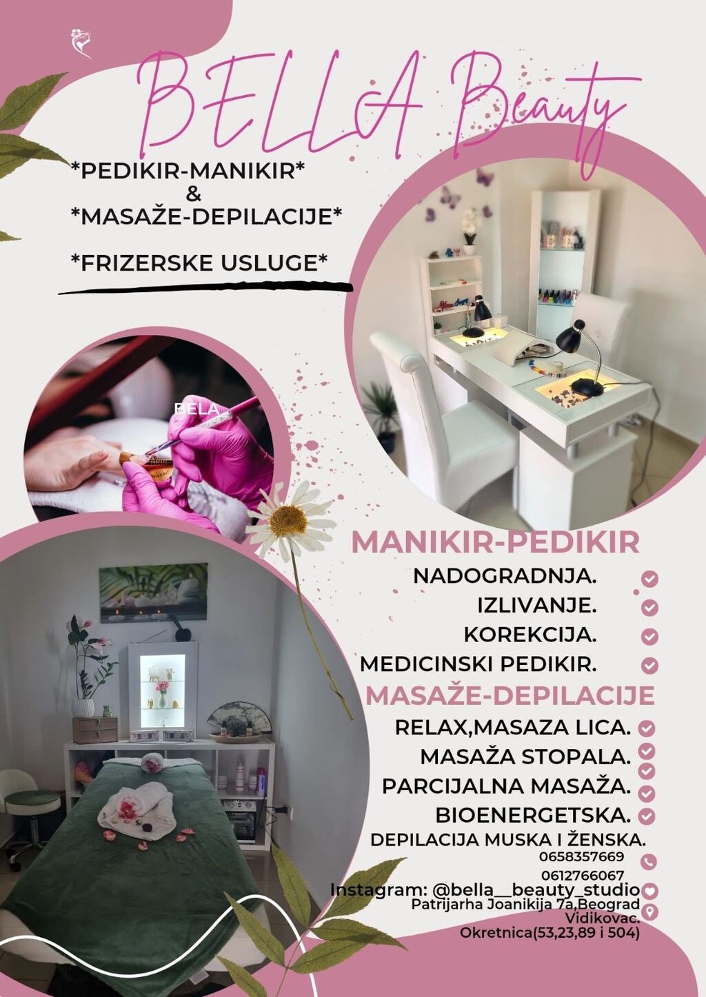 Bella BEAUTY   Masaze-Depilacija-