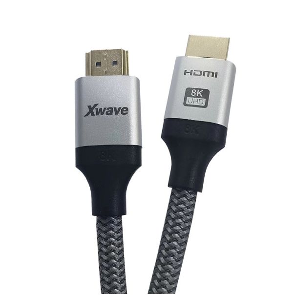 XWAVE Kabl HDMI 2.1 8K, HDR,upleten,30AWG, pozlaćeni, 1.5m