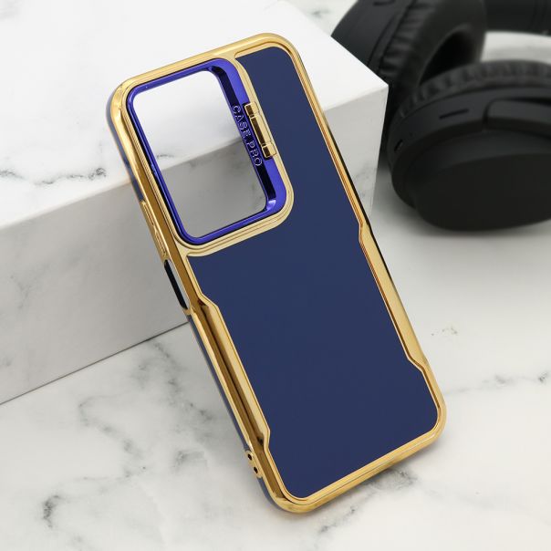 Maska Gold luxe za Honor 200 lite, plava