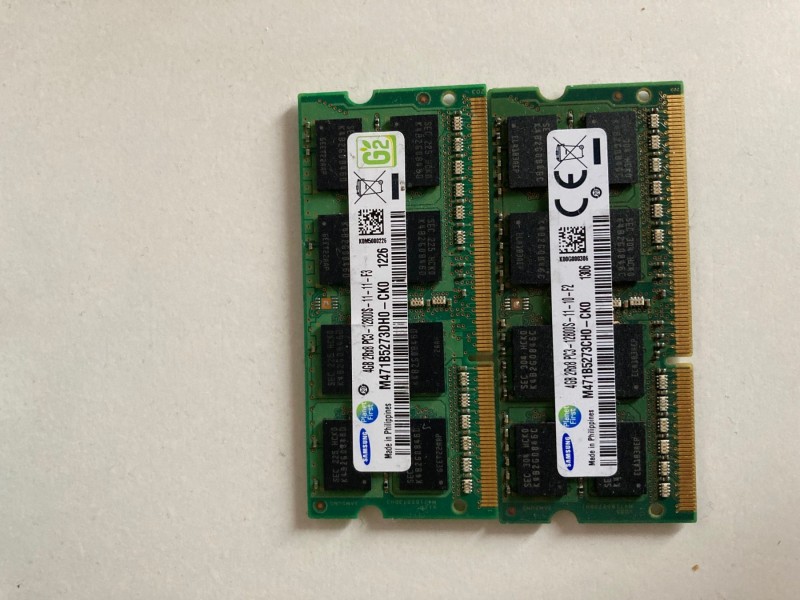 Memorija 2 x 2GB + 2 x 4GB