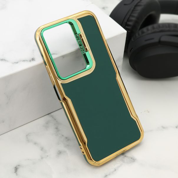 Maska Gold luxe za Honor 200 lite, zelena