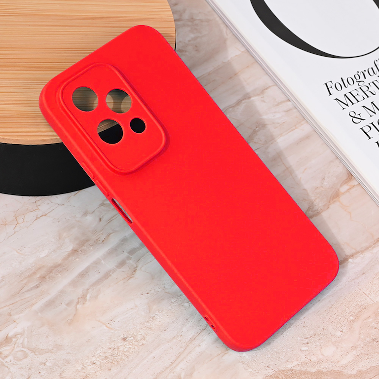 Zastitna maska (futrola) Teracell Giulietta - Huawei Honor 200 Lite mat crvena