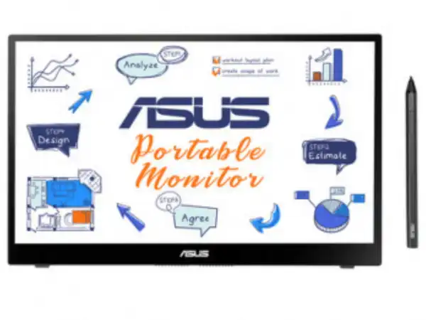 Monitor ASUS ZenScreen MB14AHD 14''/IPS/1920x1080/60Hz/5ms GtG/USB C x2/prenosni/crna