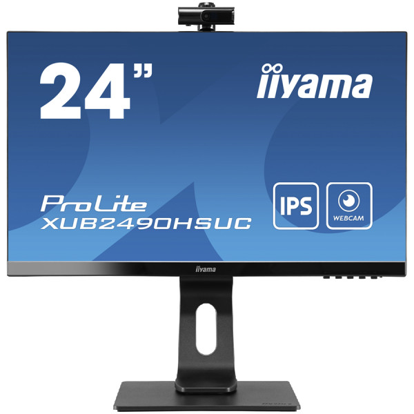 IIYAMA 24'' IPS-panel, 1920x1080, Windows Hello Webcam 1080P Auto Focus, 15cm Height Adj. Stand, 4ms, 250cdm