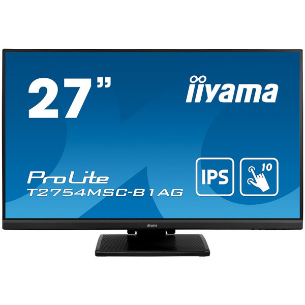 IIYAMA Multiboard T2754MSC-B1AG 27'' PCAP 10P Touch, Anti Glare coating, 1920x1080, IPS-panel, Slim Bezel, Speakers, VGA, HDMI, Double Hinge