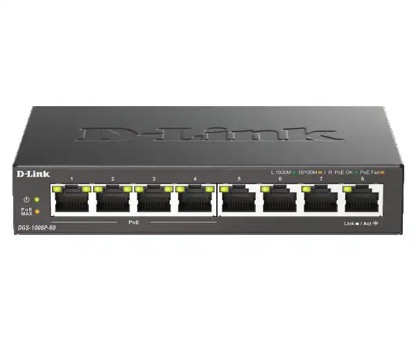 D LINK Switch SOHO Gigabit DGS-1008P