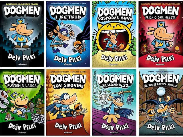 Komplet Dogmen 1-8 - Dejv Pilki