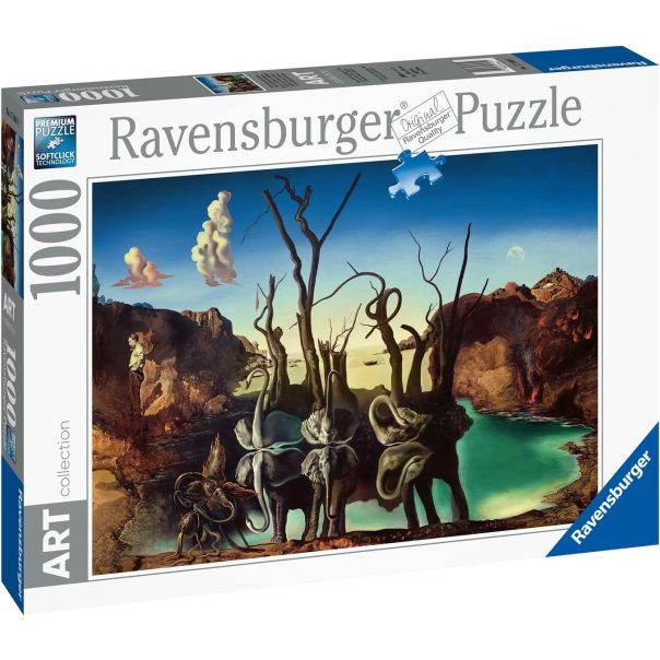 Ravensburger puzzle - Slonovi - 1.000 delova