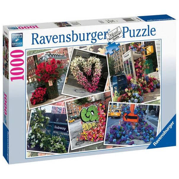 Ravensburger puzzle - NYC cveće - 1.000 delova