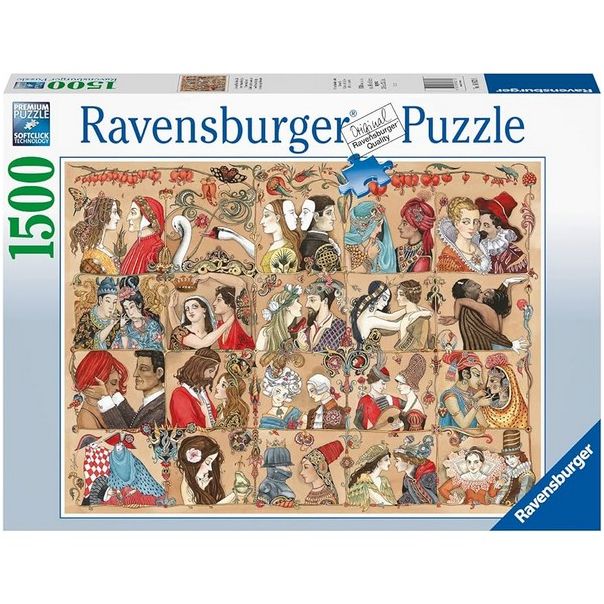 Ravensburger puzzle - Ljubav kroz godine - 1.500 delova