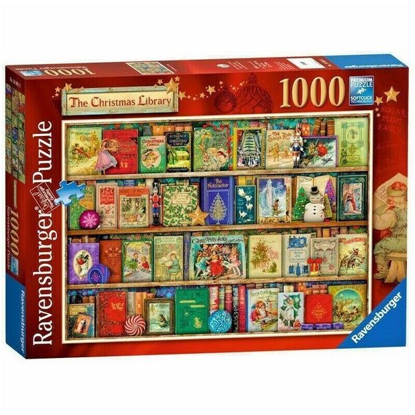 Ravensburger puzzle - Božićna knjižara - 1.000 delova