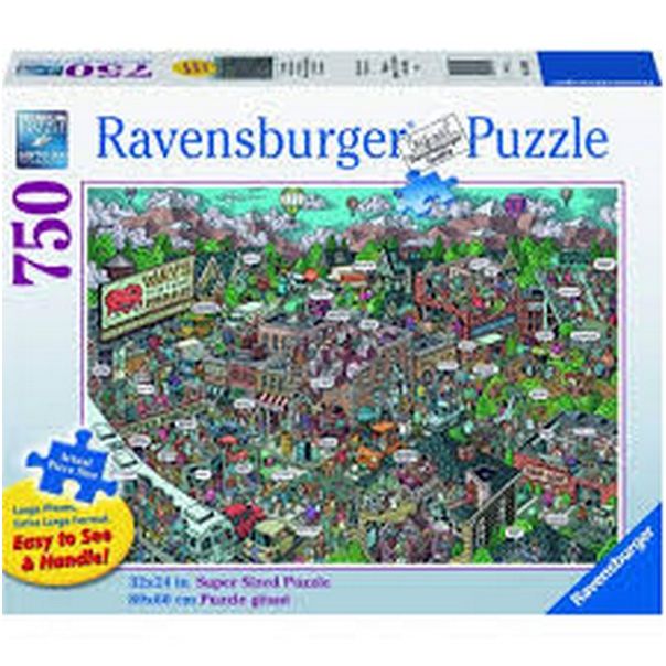 Ravensburger puzzle - Grad - 750 delova