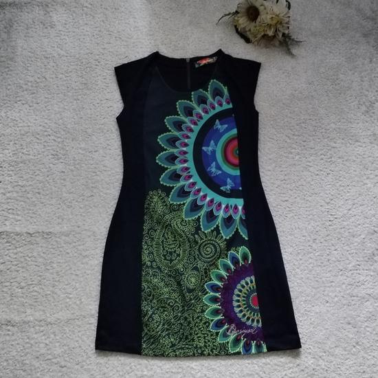 DESIGUAL teget šarena mini haljina