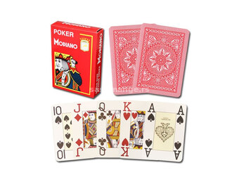 Karte Modiano - Poker 4 Jumbo - Red