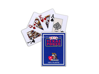 Karte Modiano - Texas Poker 2 Jumbo - Blue