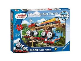 Ravensburger puzzle - Velika podna puzla Thomas &amp; Friends - 24 dela