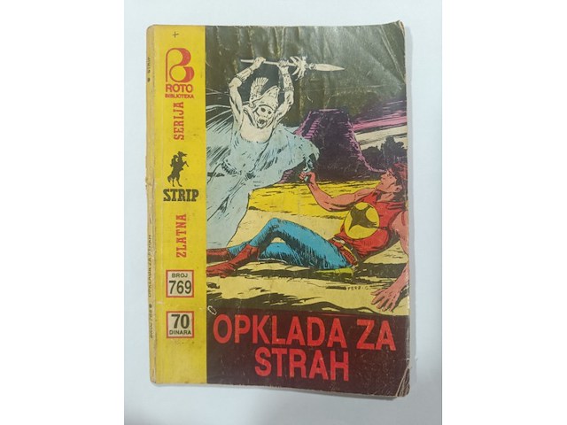 Zagor Zlatna Serija 769 Opklada za strah