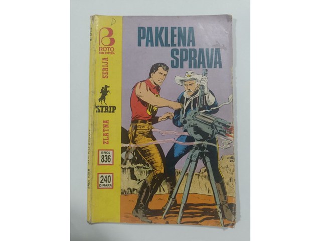 Zagor Zlatna Serija 836 Paklena sprava