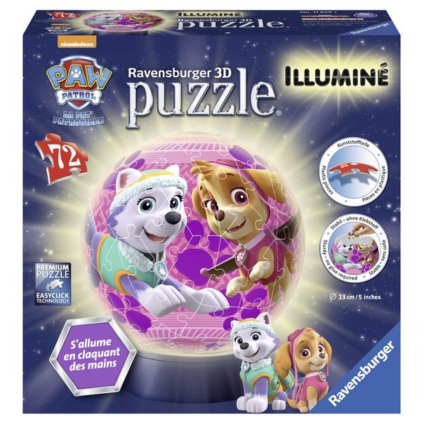 Ravensburger 3D puzzle - Paw Patrol - 72 dela