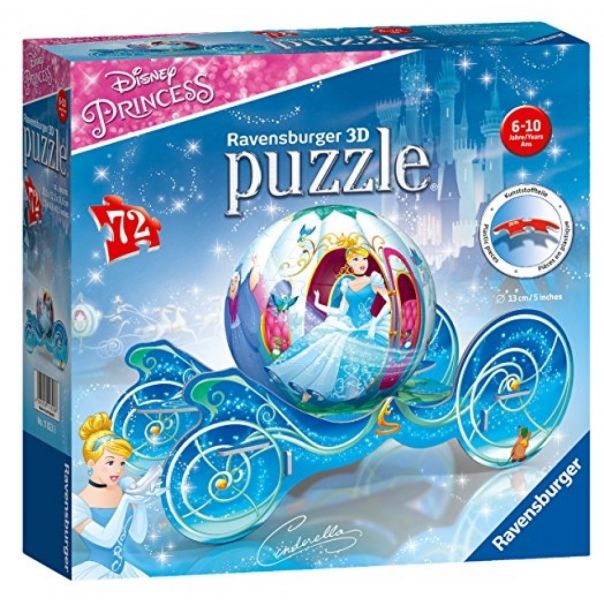 Ravensburger 3D puzzle - Pepeljuga - 72 dela