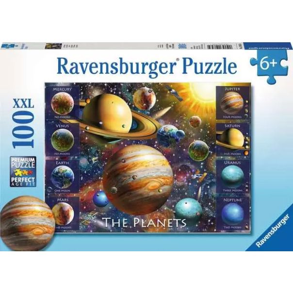 Ravensburger puzzle - Planete - 100 delova