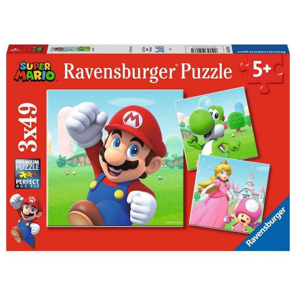 Ravensburger puzzle - Super Mario - 4x100 delova