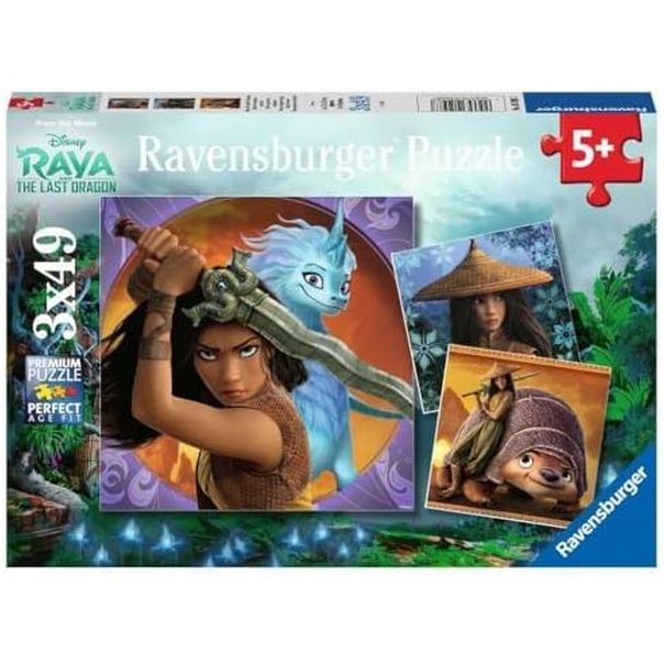 Ravensburger puzzle - Poslednji zmaj - 3x49 delova