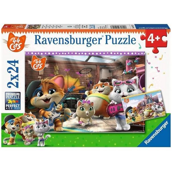 Ravensburger puzzle - Cats - 2x24 dela