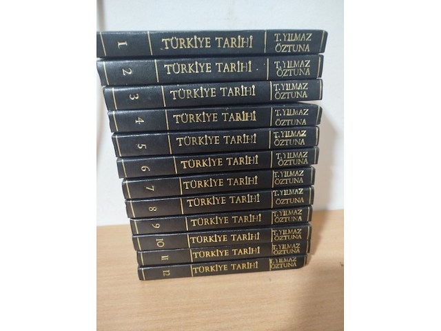 Turkiye tarihi 1-12 p. Yilmaz Oztuna (Turska istorija)