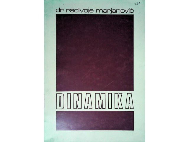 Dr. Radivoje Marjanovic ➡️ Dinamika ➡️ 1975 ➡️ Nova