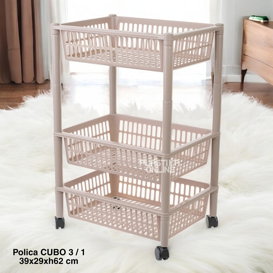 Polica Cubo 3/1 – moka