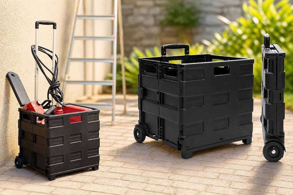 Multifunkcionalna kolica Trolley, sklopiva, kvalitetni materijali    Sklopiv