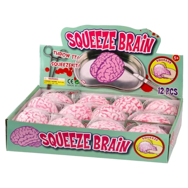 Squeezy brain, gumena igračka, mozak