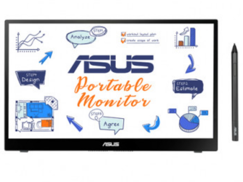 ASUS Monitor ZenScreen 14" MB14AHD 90LM063V-B01170