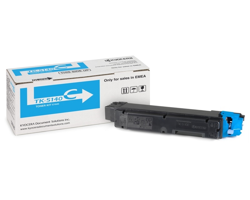 Kyocera Toner Yellow Cartridge, TK-5140C
