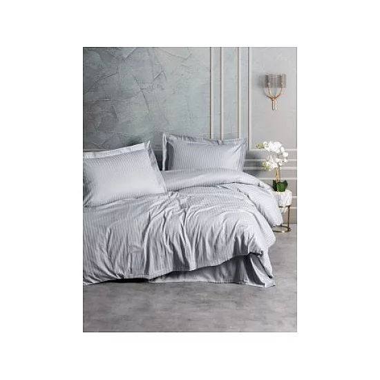 L`ESSENTIEL MAISON SATENSKA POSTELJINA (200X220) STRIPE GREY CENA