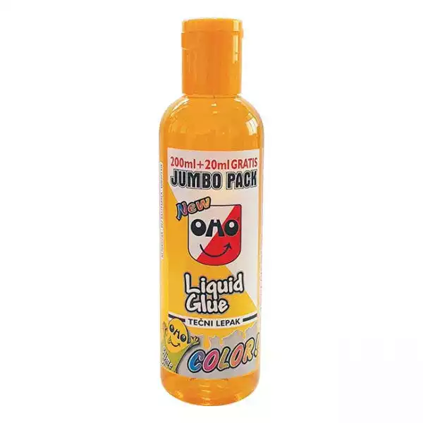 Oho Lepak OHO 200ml + 20ml tečni slime vodoperiv žuti ( A516 )