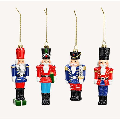 Viter novogodišnji ukras nutcracker 6xh13x3cm