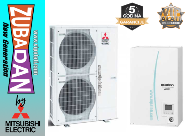 TOPLOTNA PUMPA ZUBADAN 8 KW PUHZ – SHW80VA + ERSC-VM2D -Mitsubishi electric