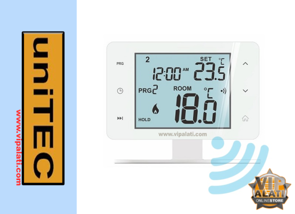 DIGITALNI INTERNET BEZICNI PROGRAMSKI TERMOSTAT UniTEC SQ10netRF WIFI