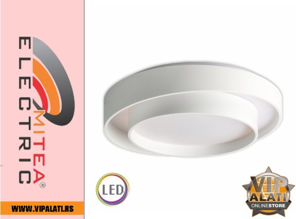 BELA PLAFONSKA LED LAMPA M205451 24W SMD 6500K fi400 MITEA LIGHTING