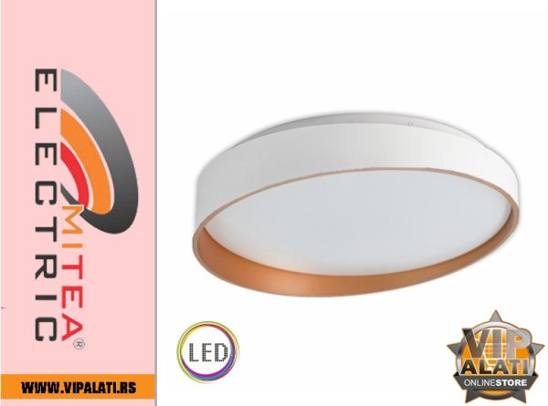 BELO-ZLATNA PLAFONSKA LED LAMPA M205456 24W SMD 6500K fi400 MITEA LIGHTING