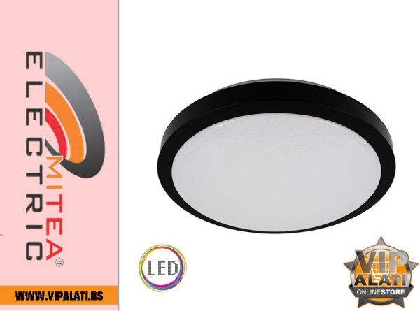 CRNA PLAFONSKA LED LAMPA M205426-B 18W SMD 6500K fi330mm MITEA LIGHTING