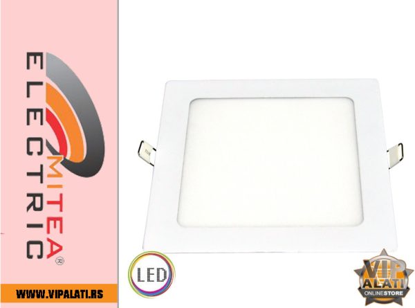 M12UK 12W 3000K BELI UGRADNI KVADRTNI LED PANEL MITEA LIGHTING