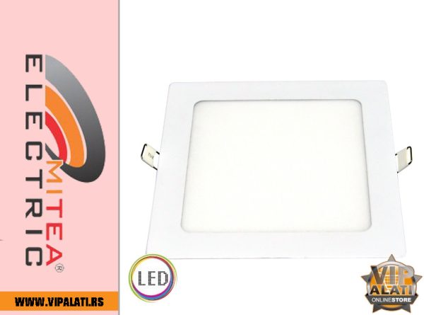 M12UK 12W 6500K BELI UGRADNI KVADRTNI LED PANEL MITEA LIGHTING