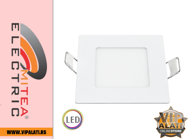 M3UK 3W 4000K BELI UGRADNI KVADRATNI LED PANEL MITEA LIGHTING