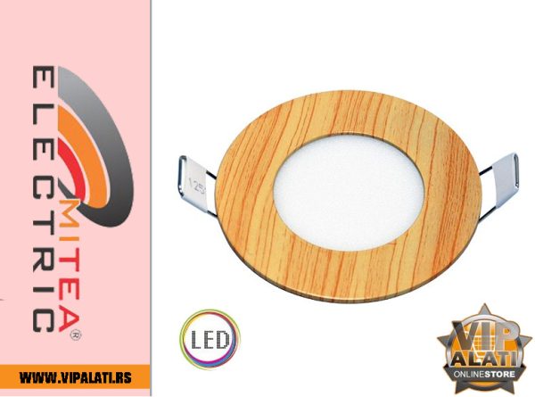 M3UO-WDL 3W 6500K UGRADNI OKRUGLI LED PANEL BOJE DRVETA MITEA LIGHTING