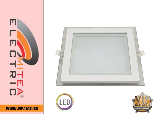 MPC18-K 18W 6500K STAKLENI UGRADNI KVADRATNI LED PANEL MITEA LIGHTING